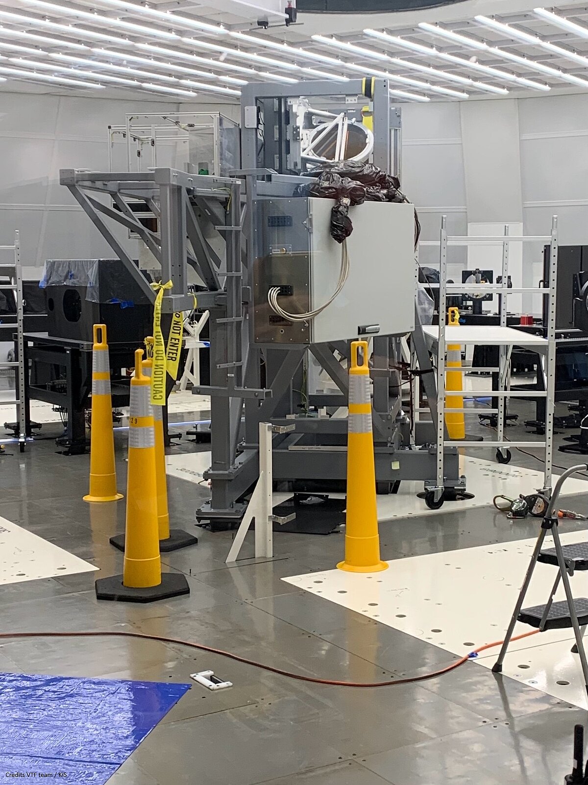 VTF integration started at DKIST on Maui/Hawaii (early January 2024 ...